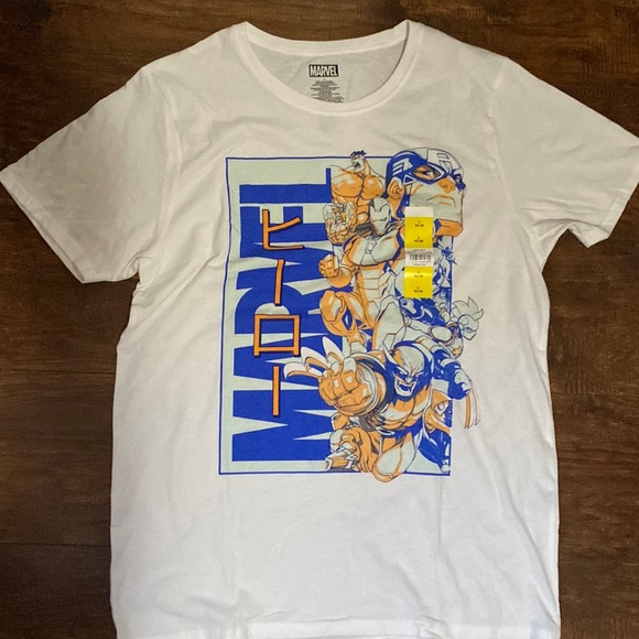 Marvel | Shirts | Marvel Brand New Shirt With Tag Size Large White ...